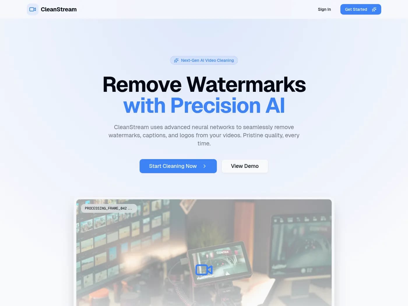 CleanStream Video Tool