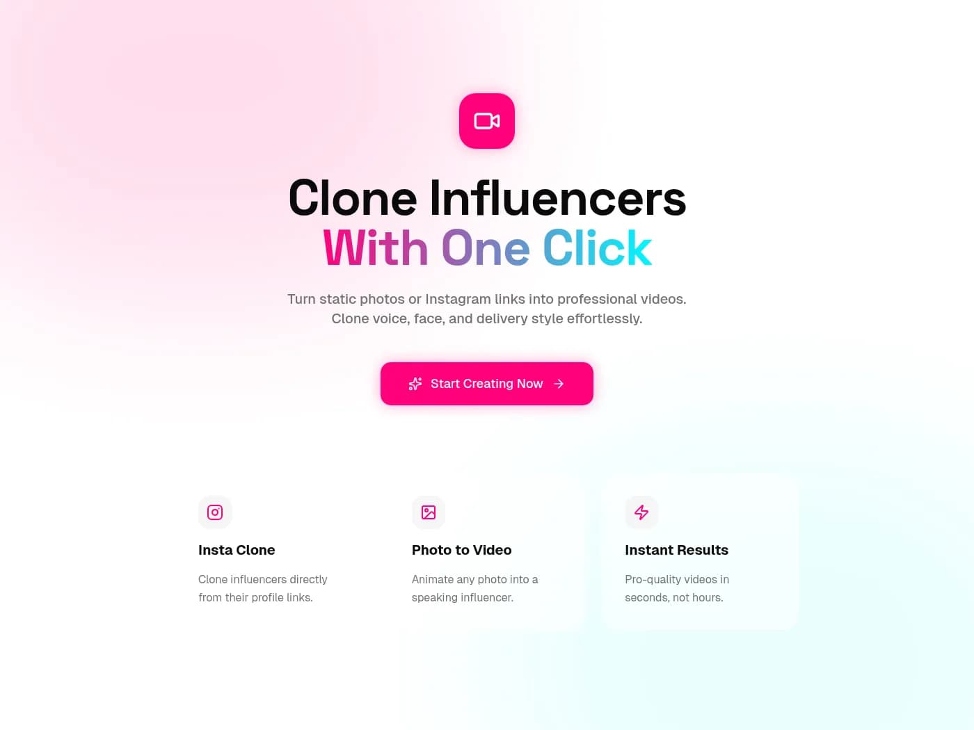 InstaClone Video Studio