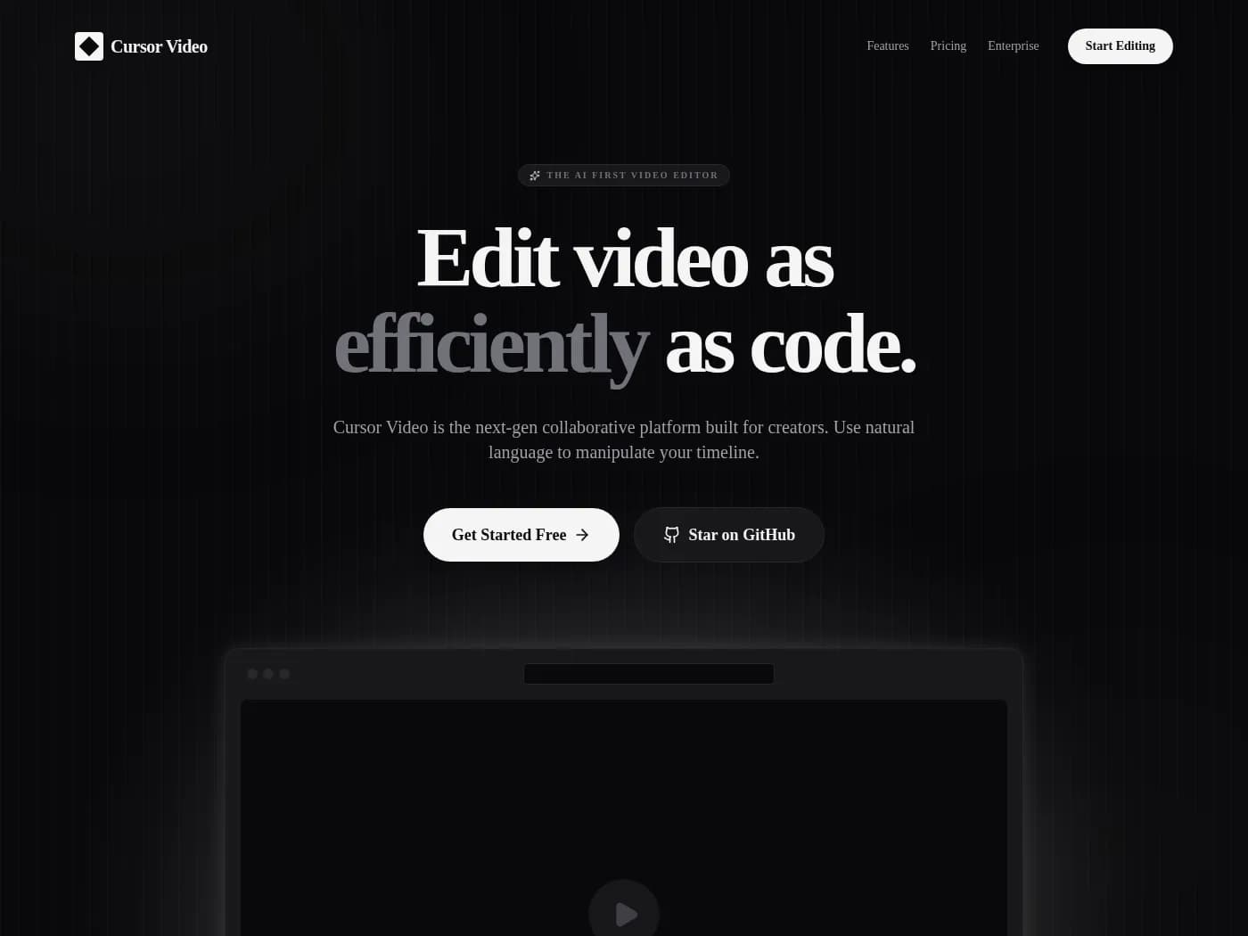 Cursor Video Editor