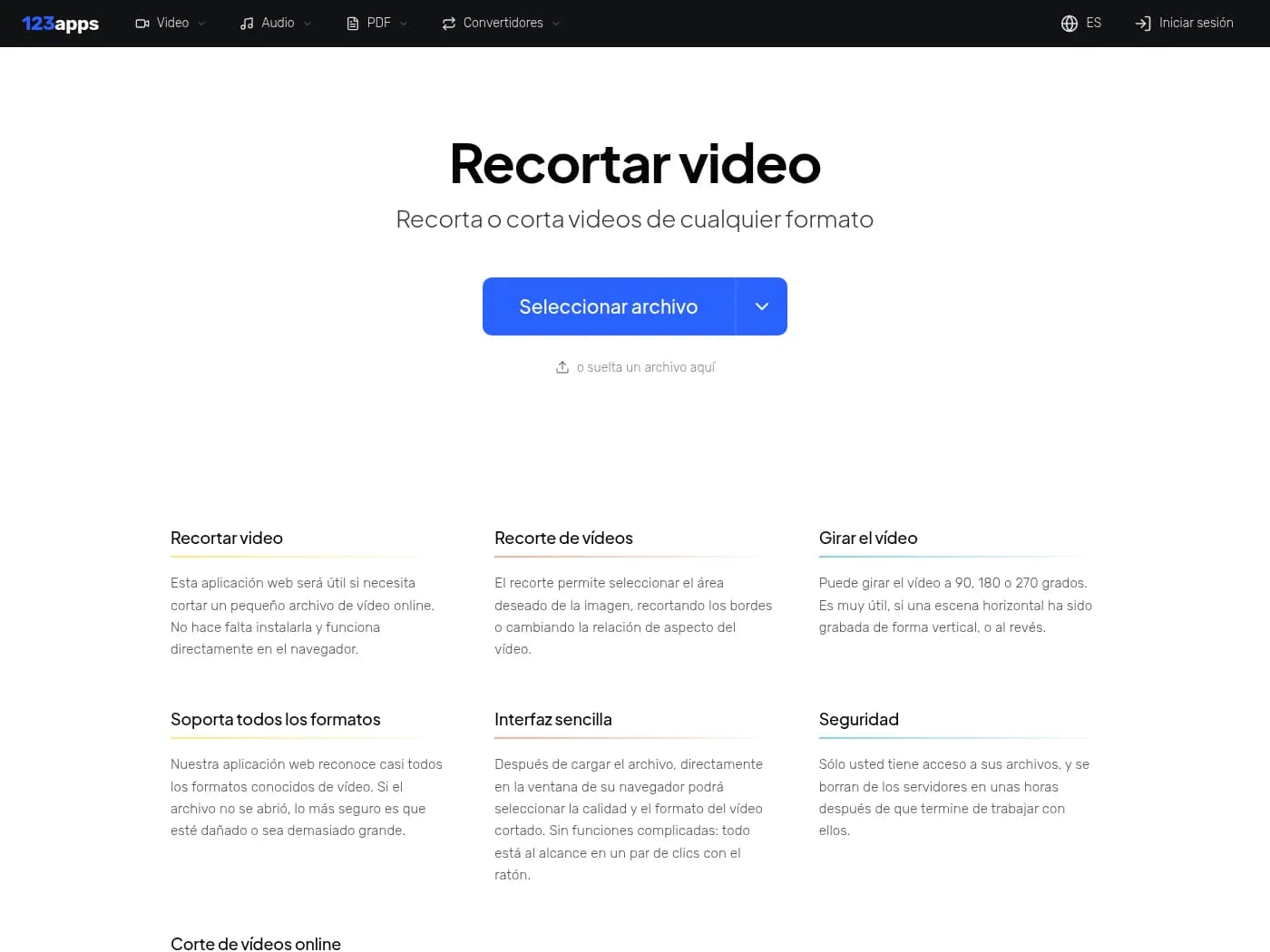 Online Video Cutter Clone