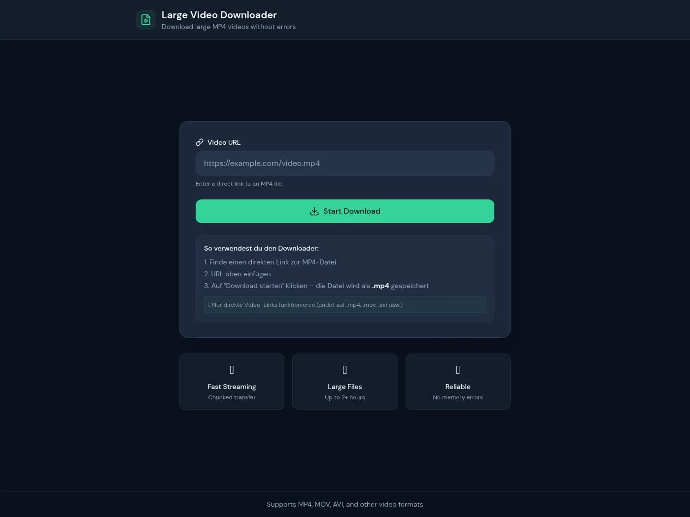 Large Video Downloader