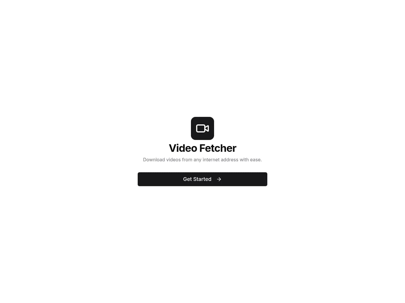 Video Fetcher App
