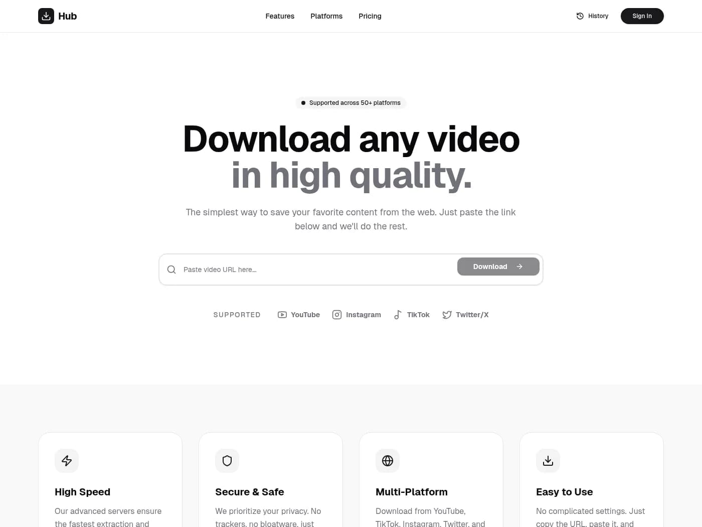 Video Downloader Hub