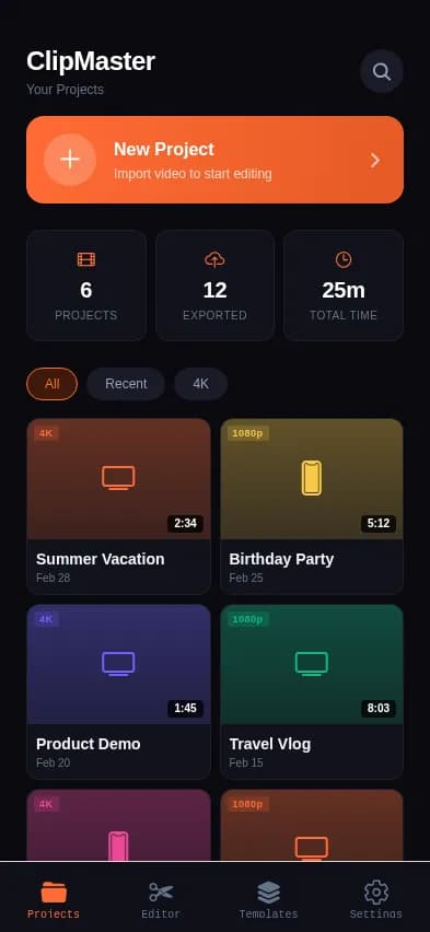 ClipMaster Video Editor