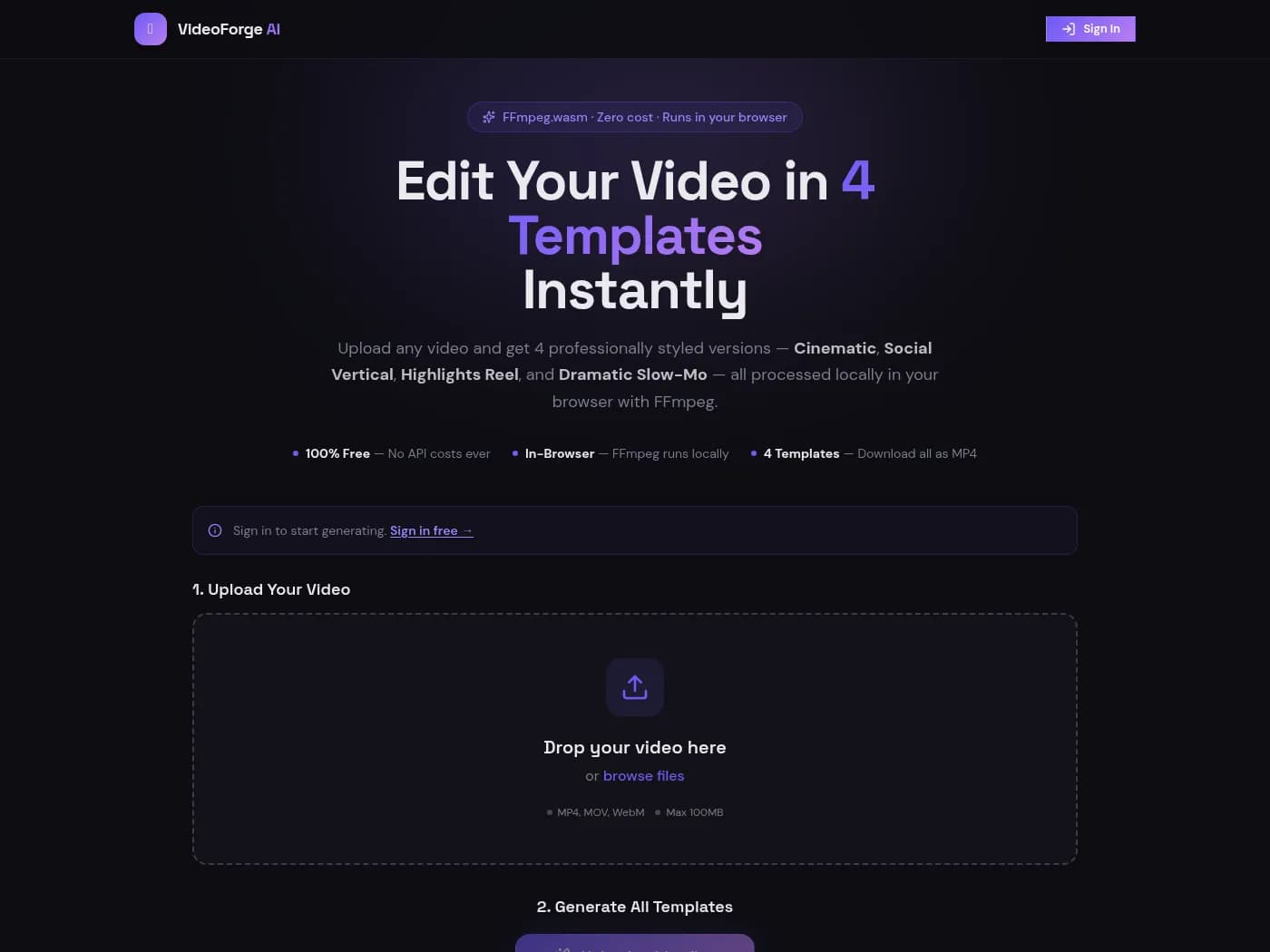 Video Template Automator