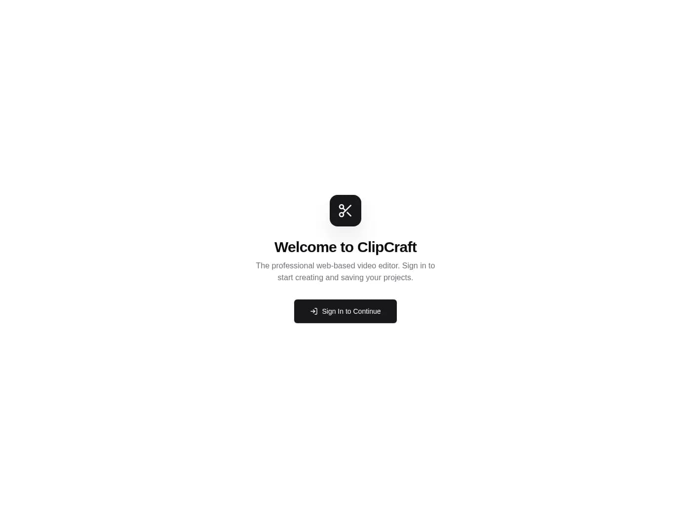 ClipCraft Video Editor