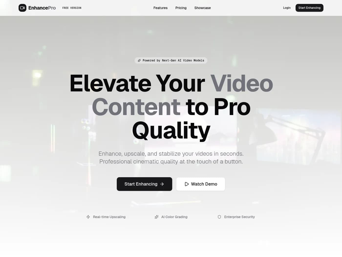 Video Enhance Pro