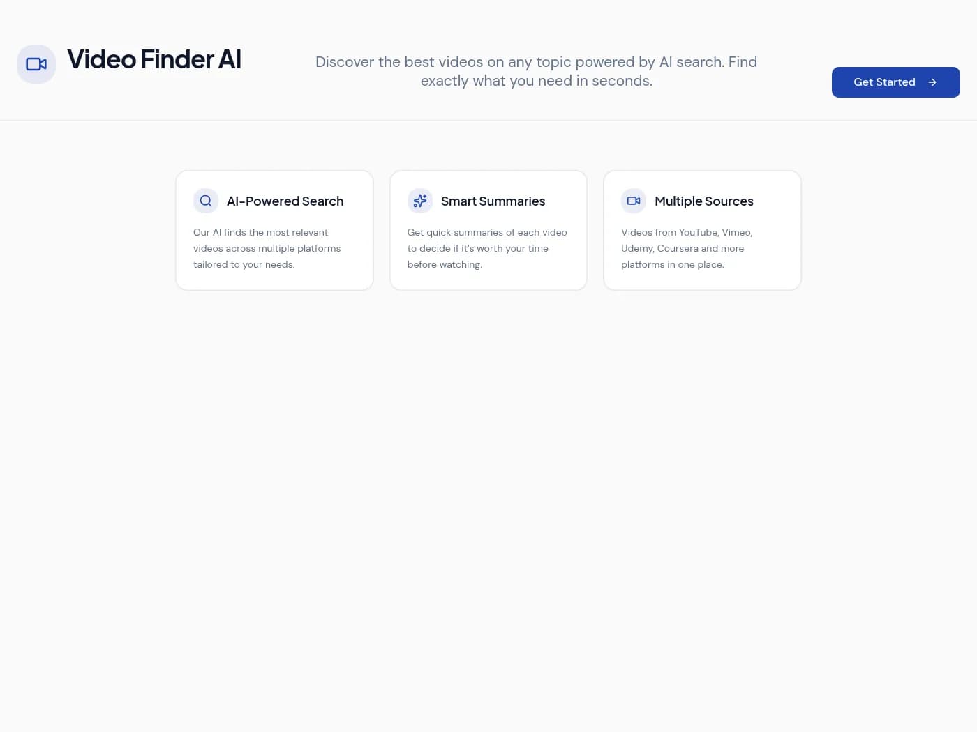 Video Finder AI