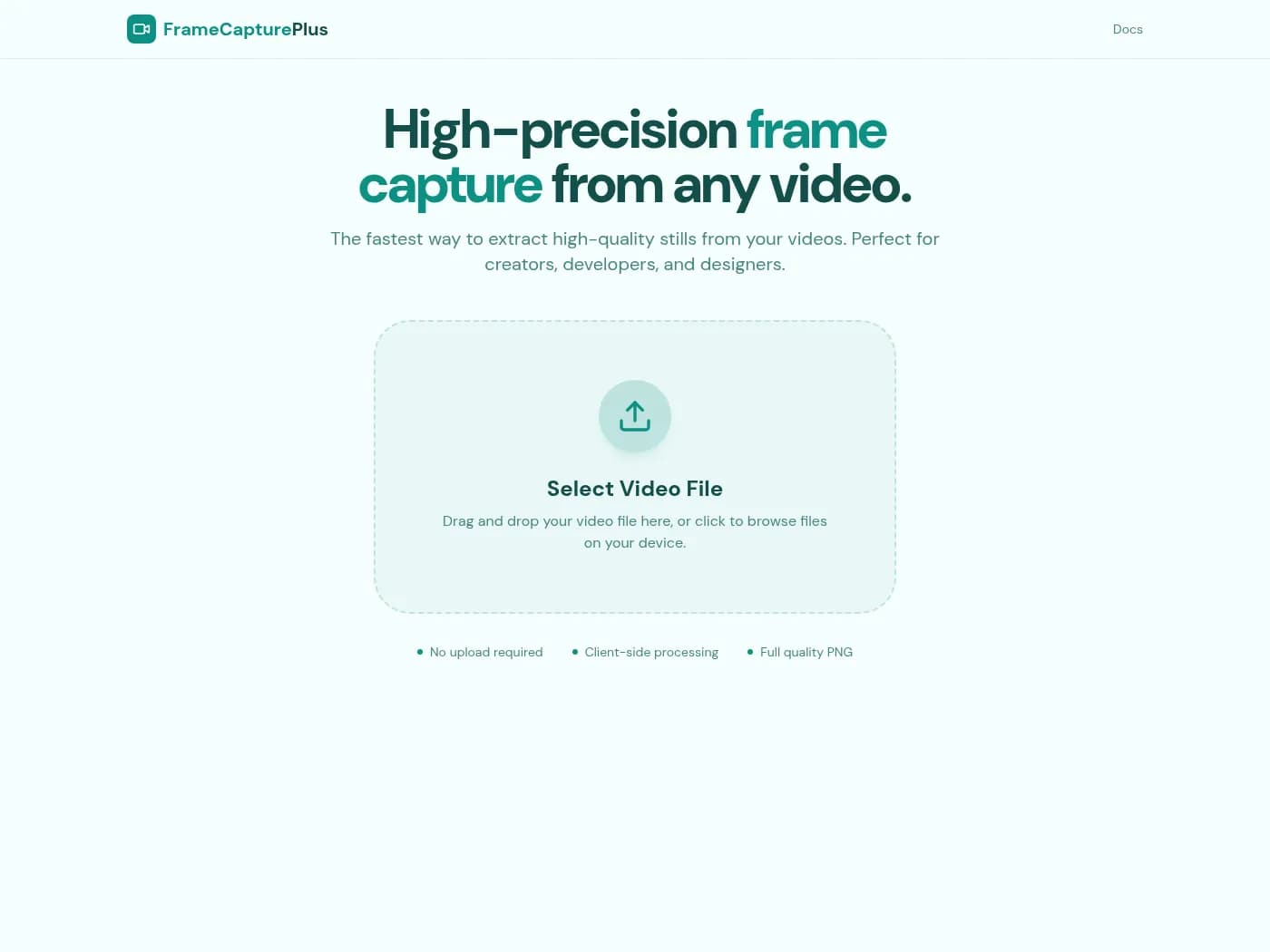 Video Frame Capture