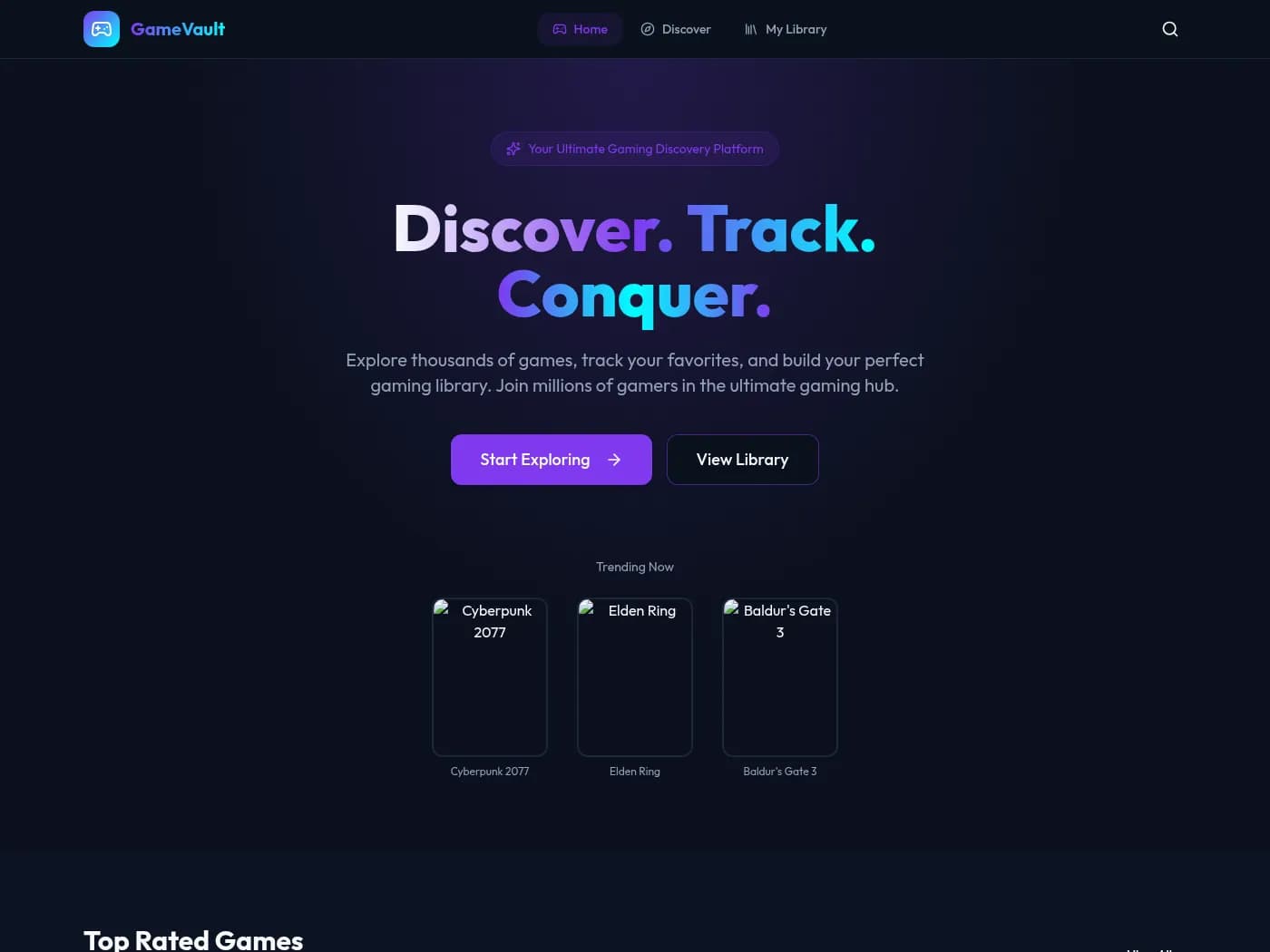 Video Game Hub