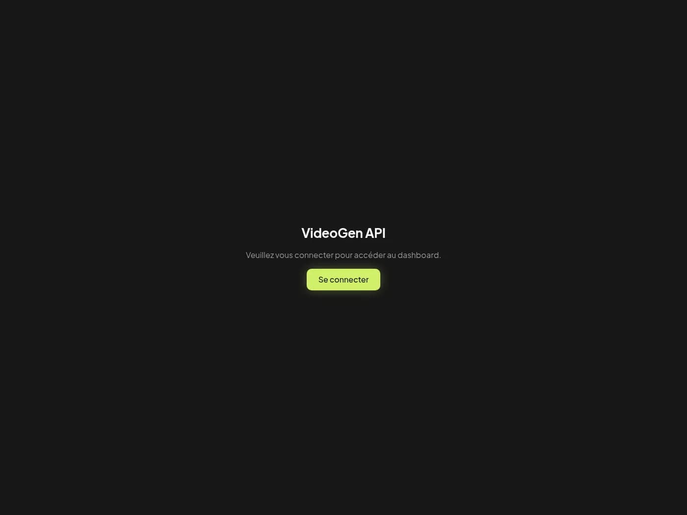 VideoGen API