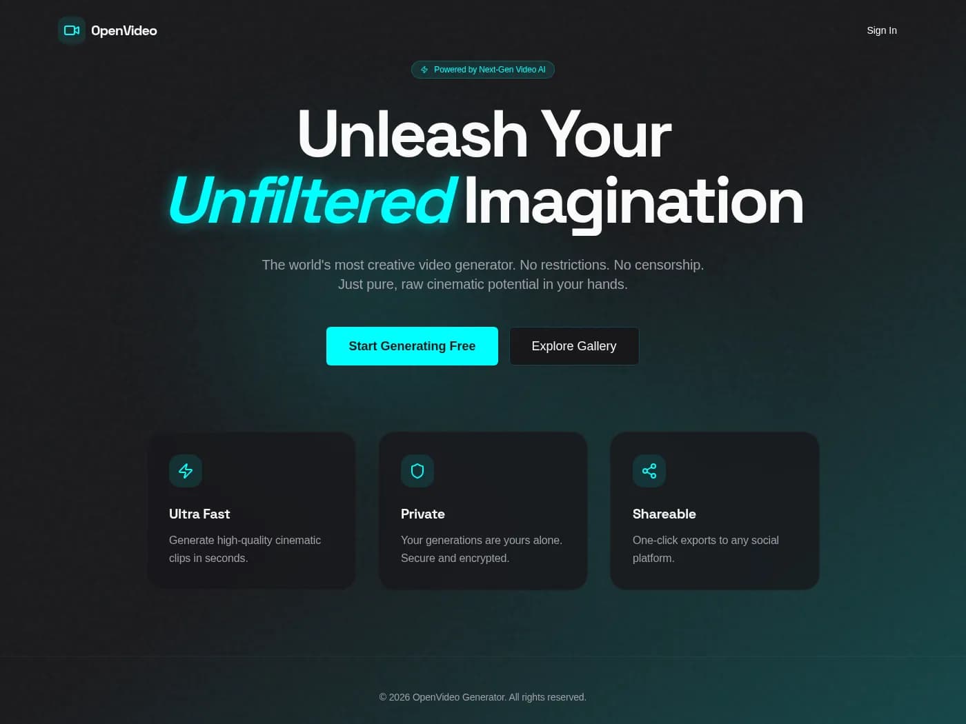 OpenVideo Generator