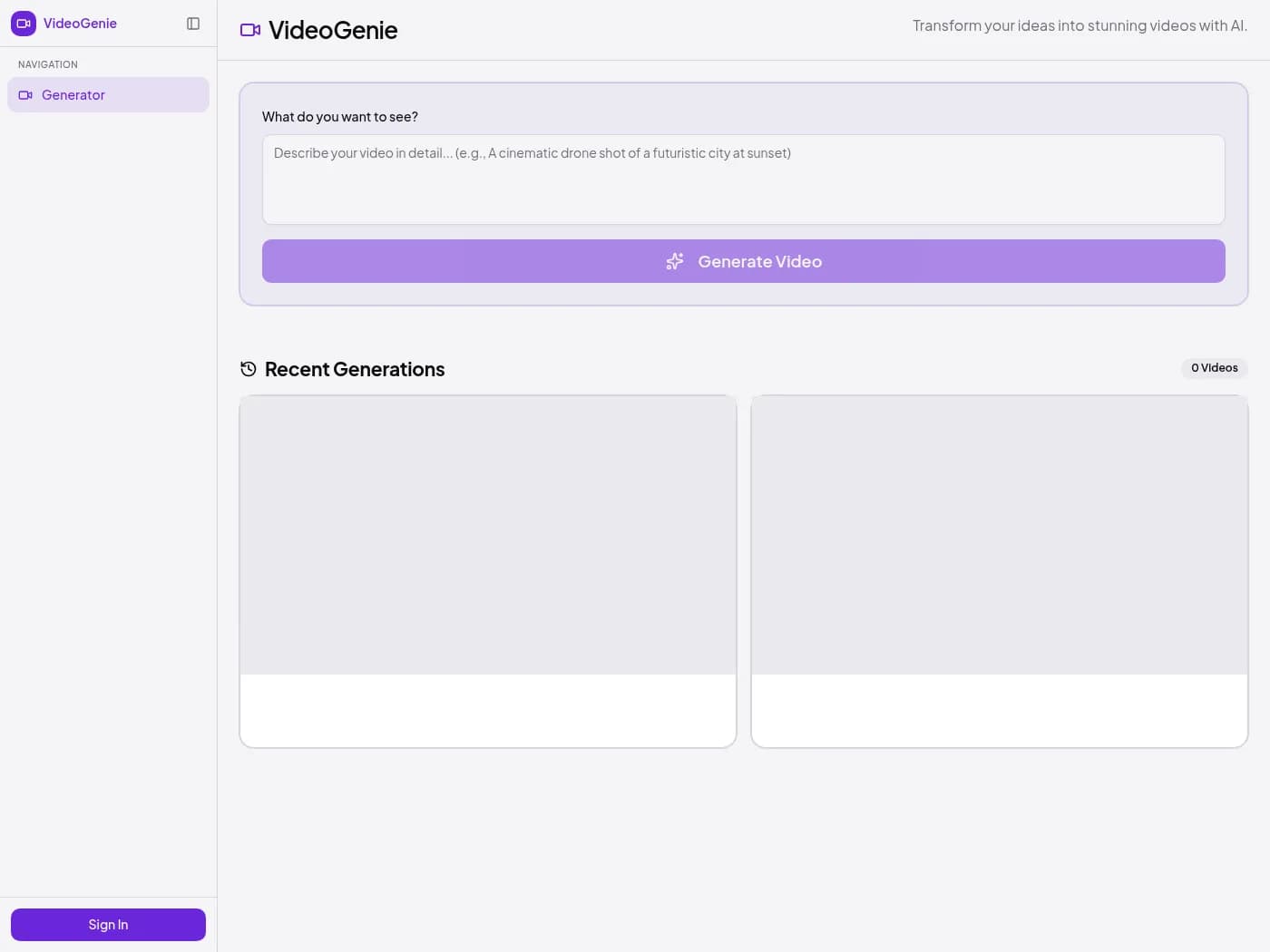 VideoGenie