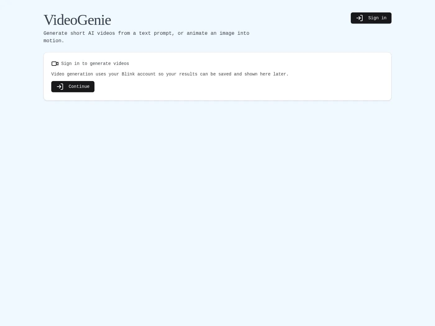 VideoGenie