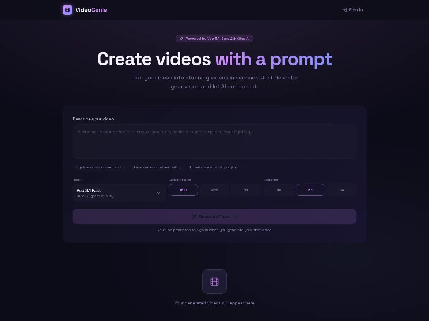 VideoGenie