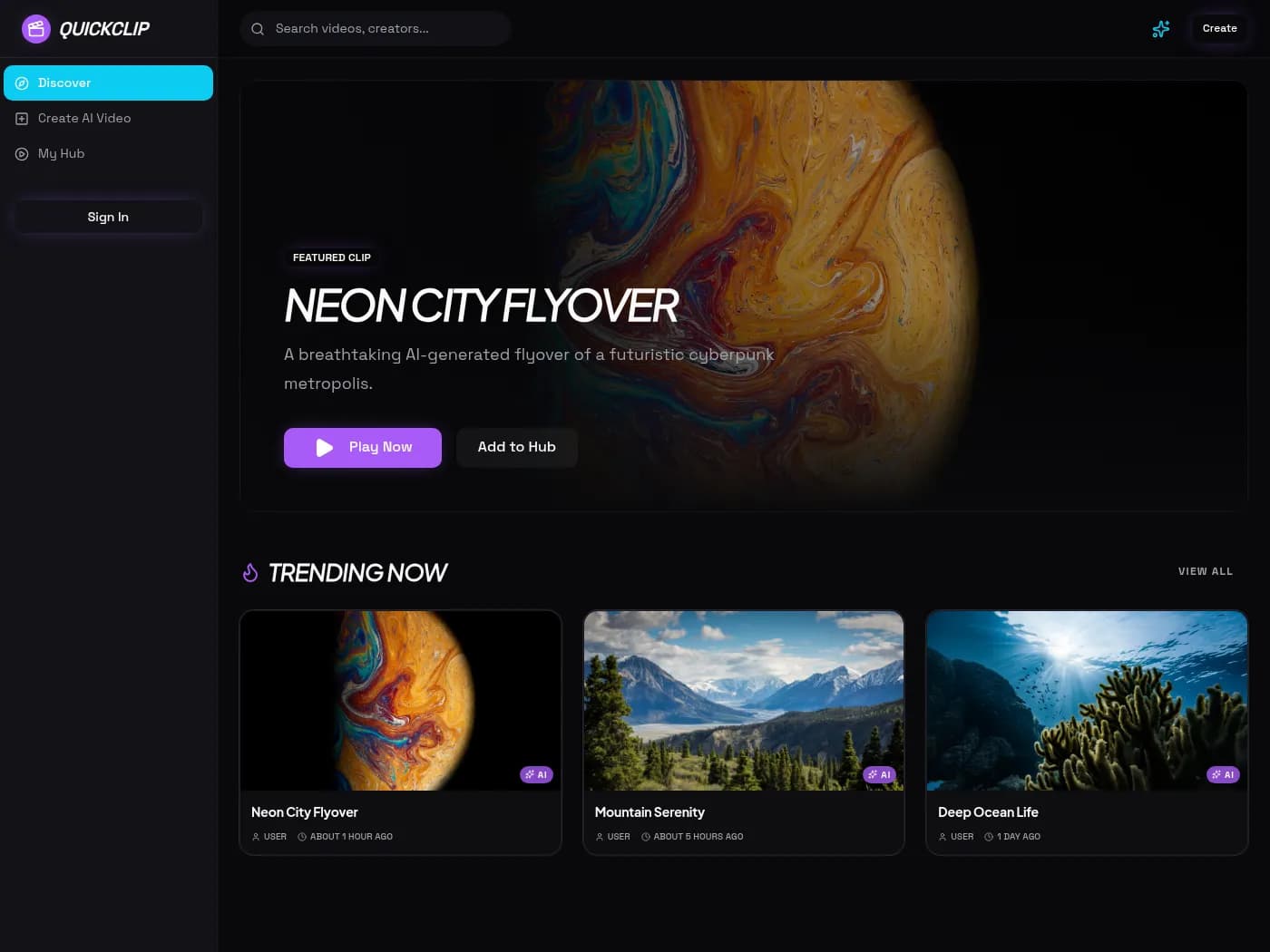 QuickClip Video Hub