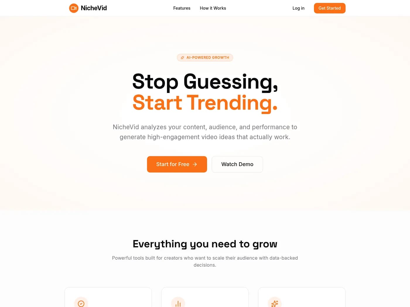NicheVid Idea Generator