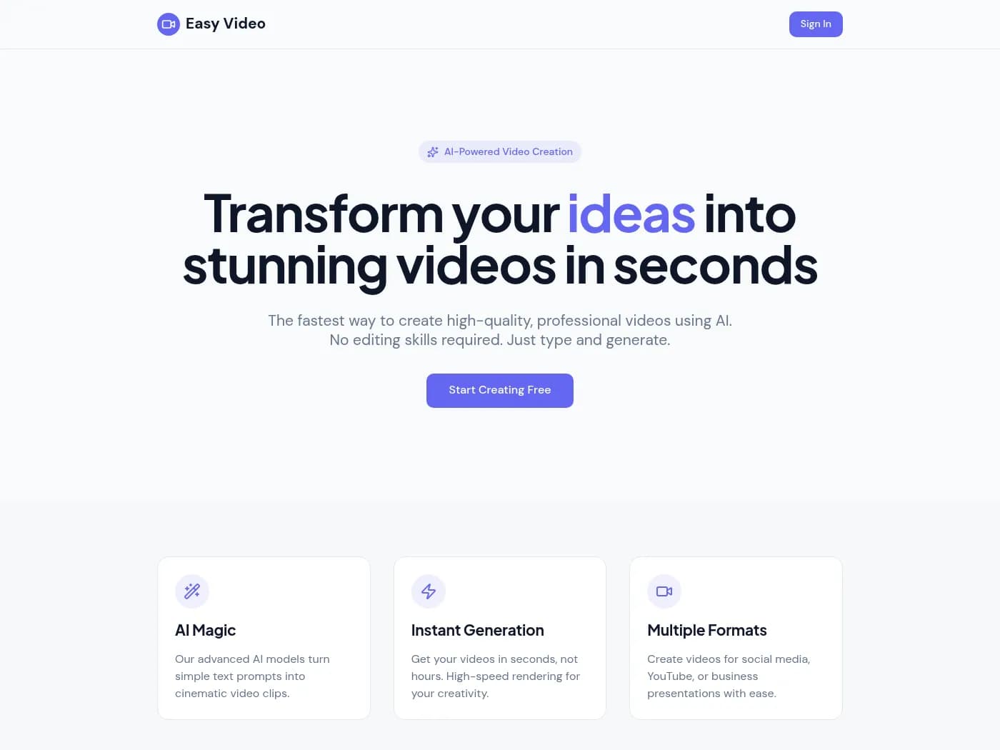 Easy Video Creator
