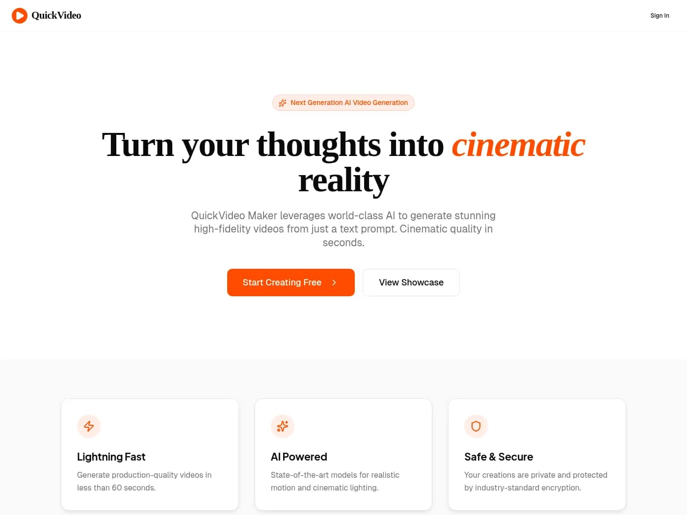 QuickVideo Maker