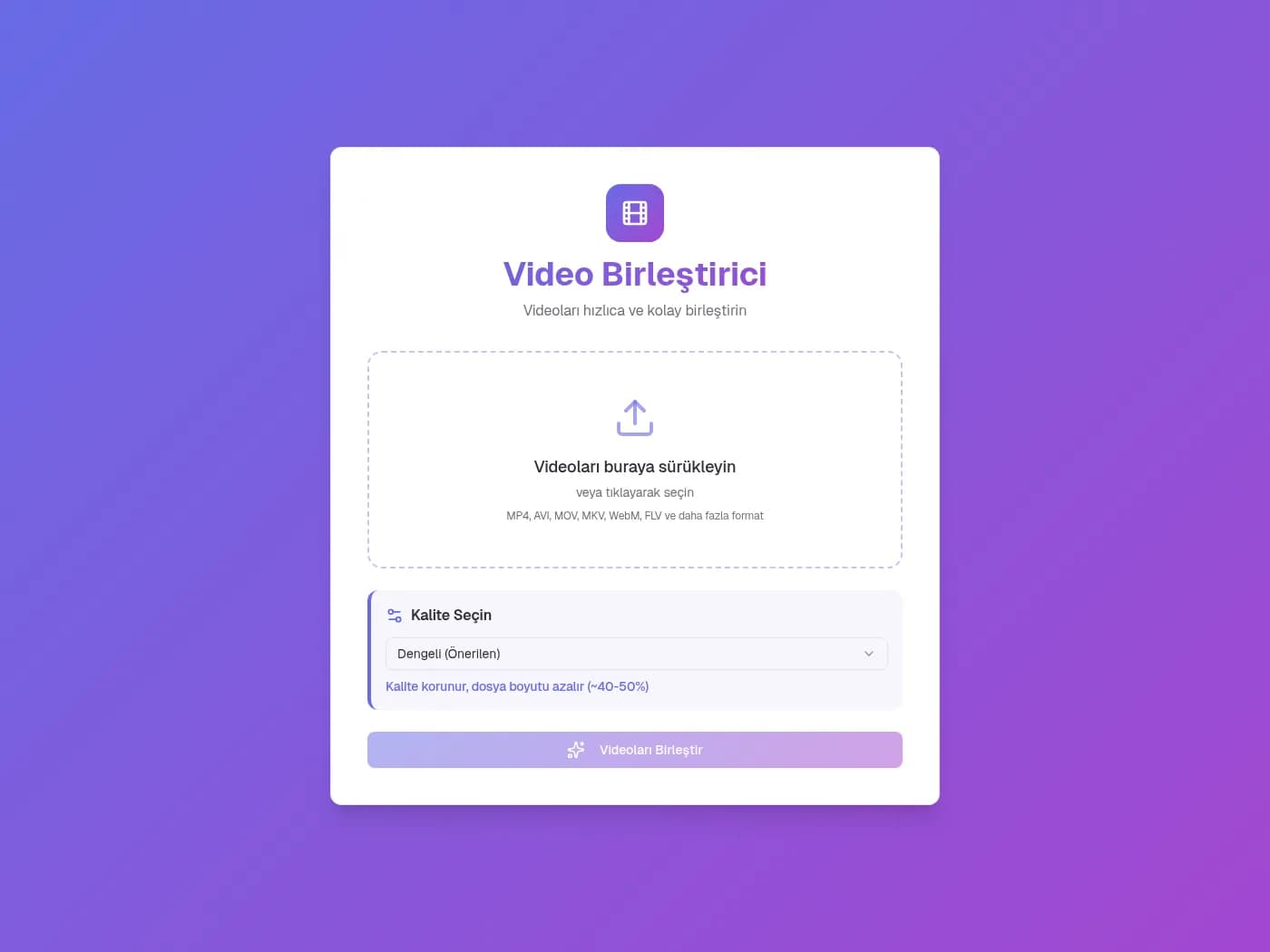 Video Merge Hub