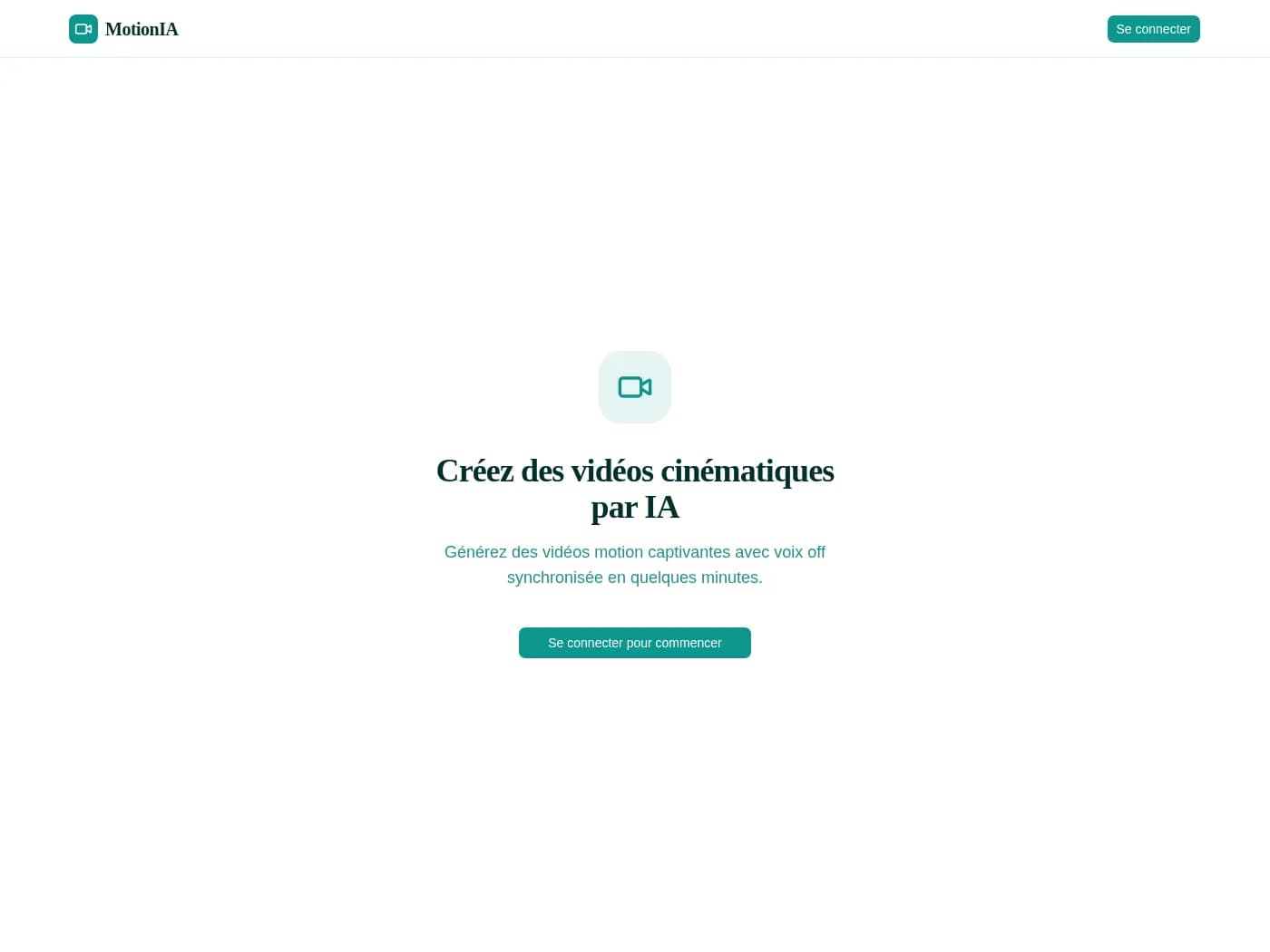 Vidéo Motion Générateur