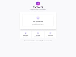 VidToMP3 Converter