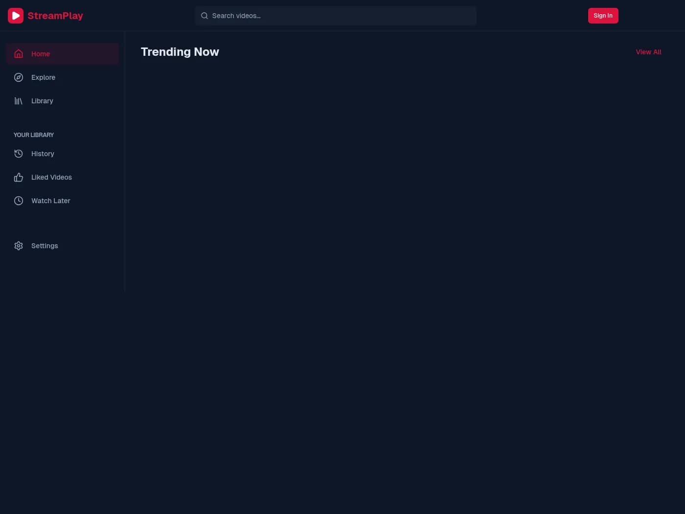 StreamPlay Video Player