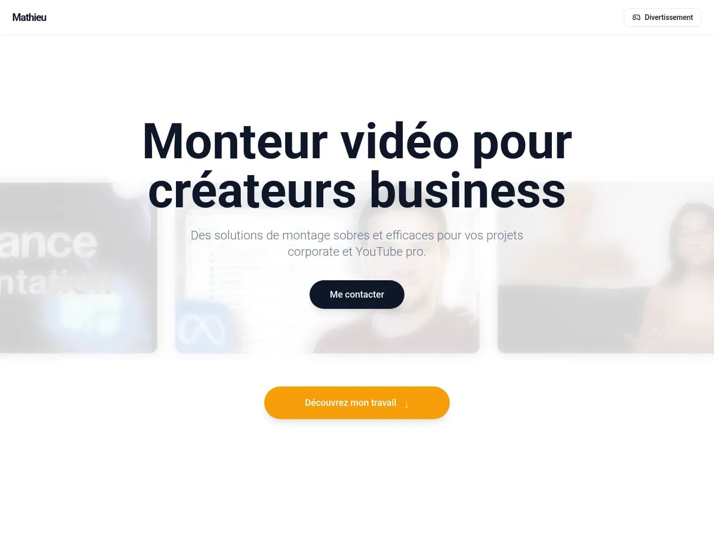 Monteur Video Portfolio