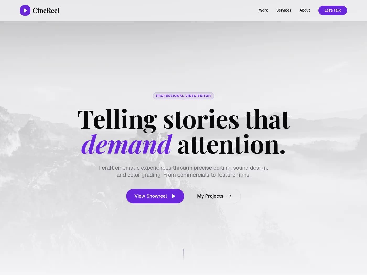 CineReel Portfolio