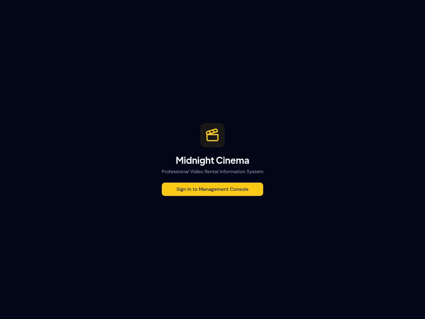 VideoRental Info System