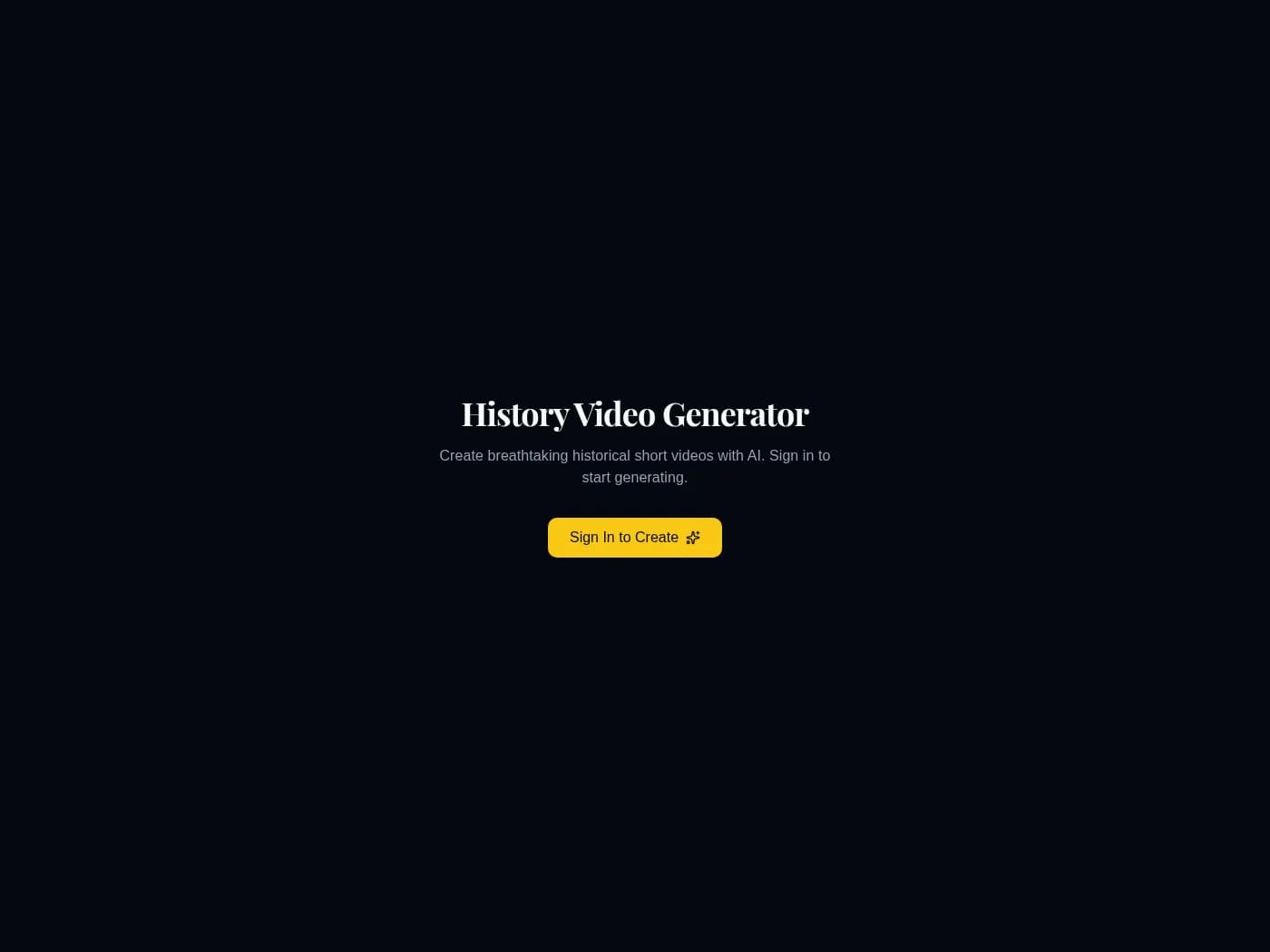 History Video Generator