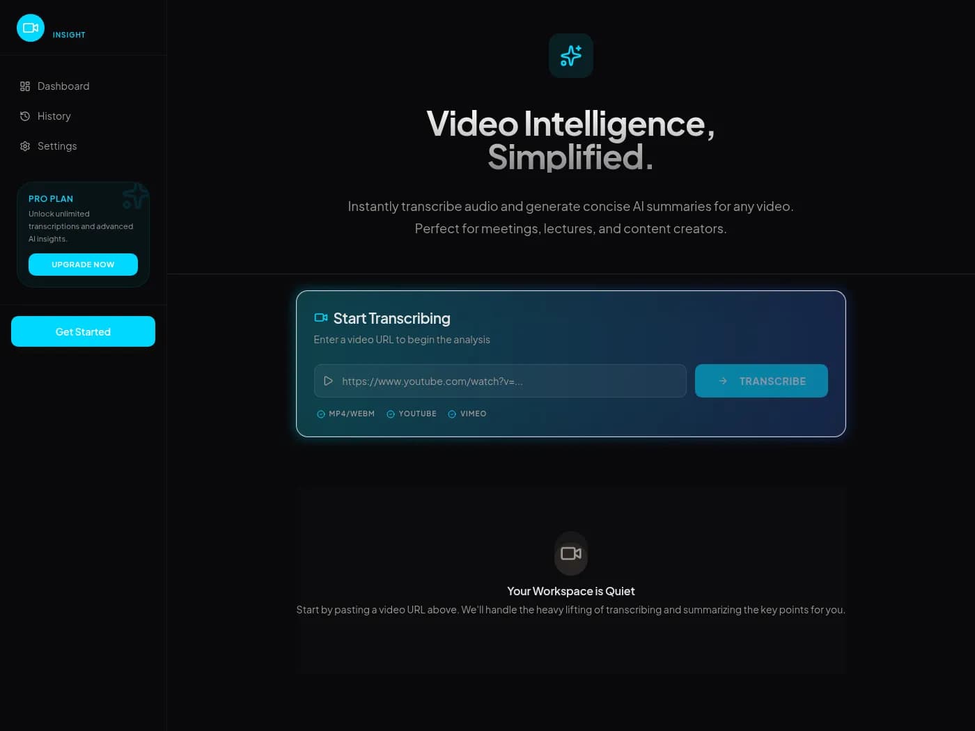 VideoSpeech Insight