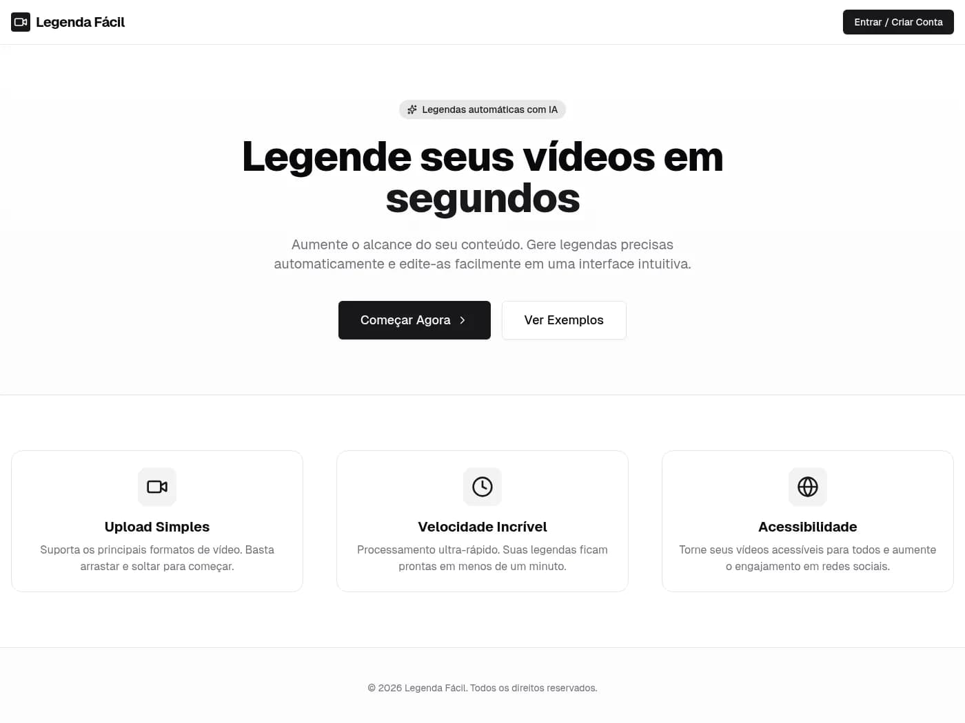Legenda Fácil Video