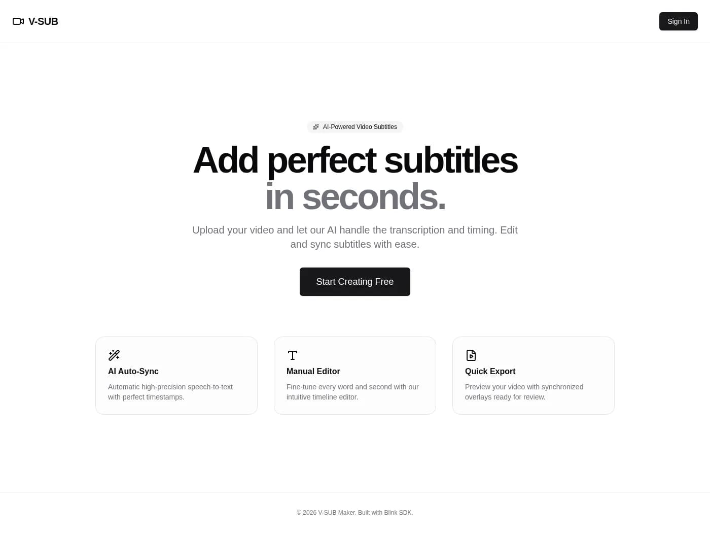 Video Subtitle Maker