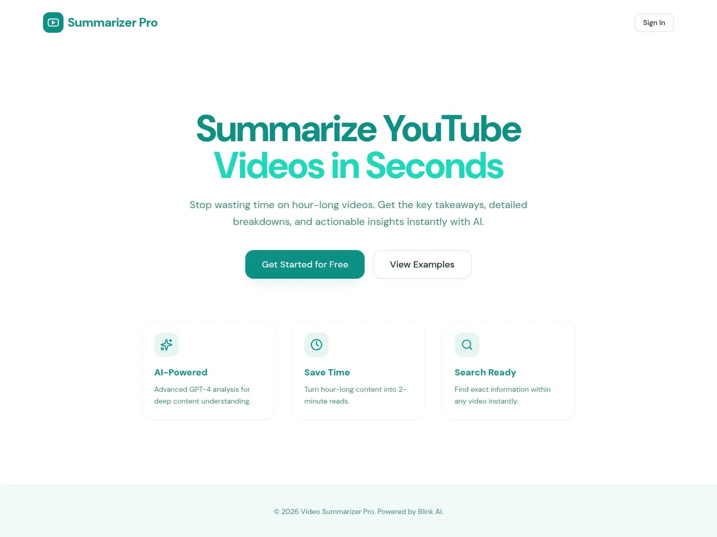 Video Summarizer Pro