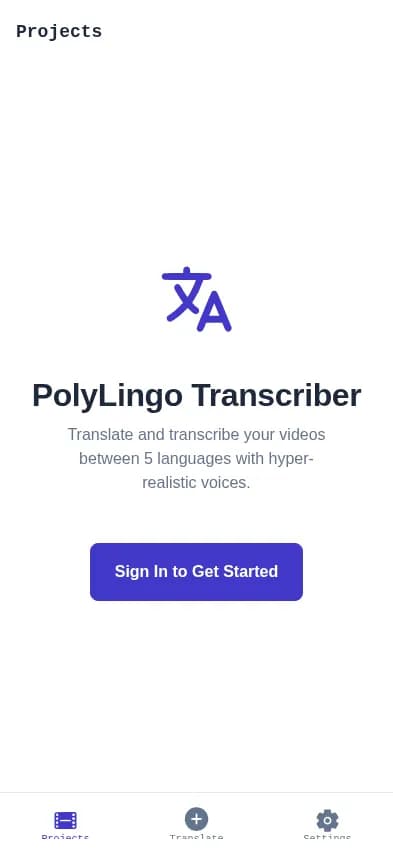 PolyLingo Video Transcriber
