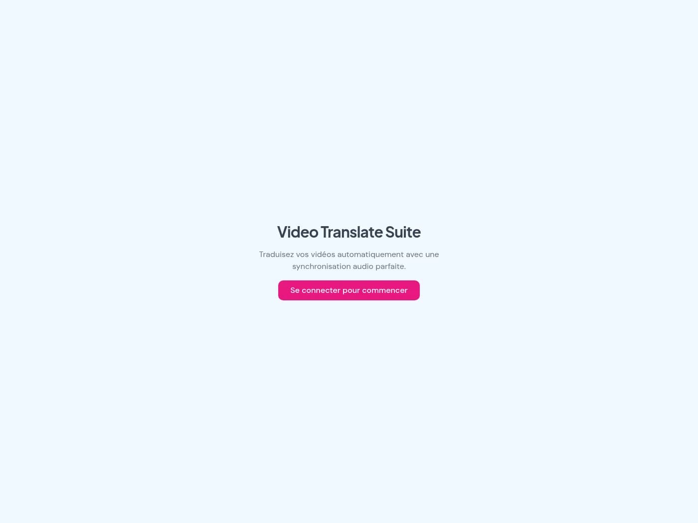 Video Translate Suite