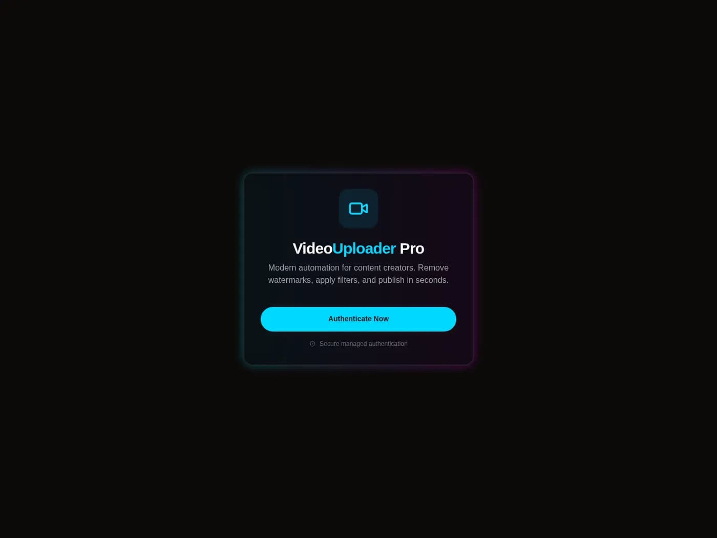 VideoUploader Pro