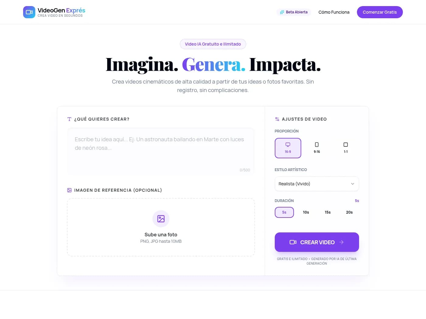 VideoGen Exprés
