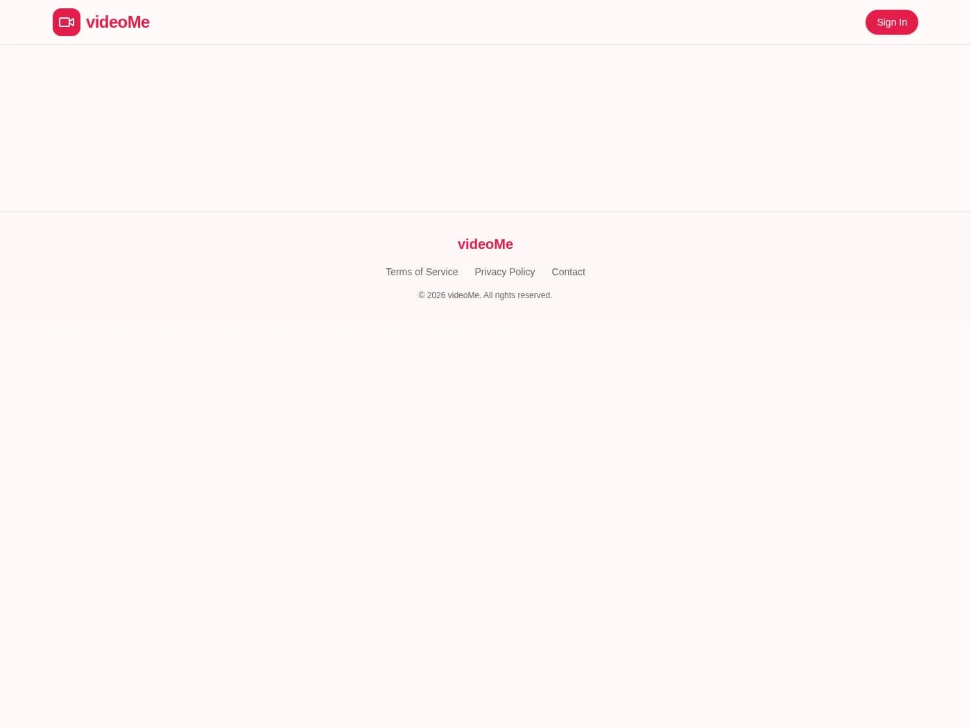 videoMe Social Hub