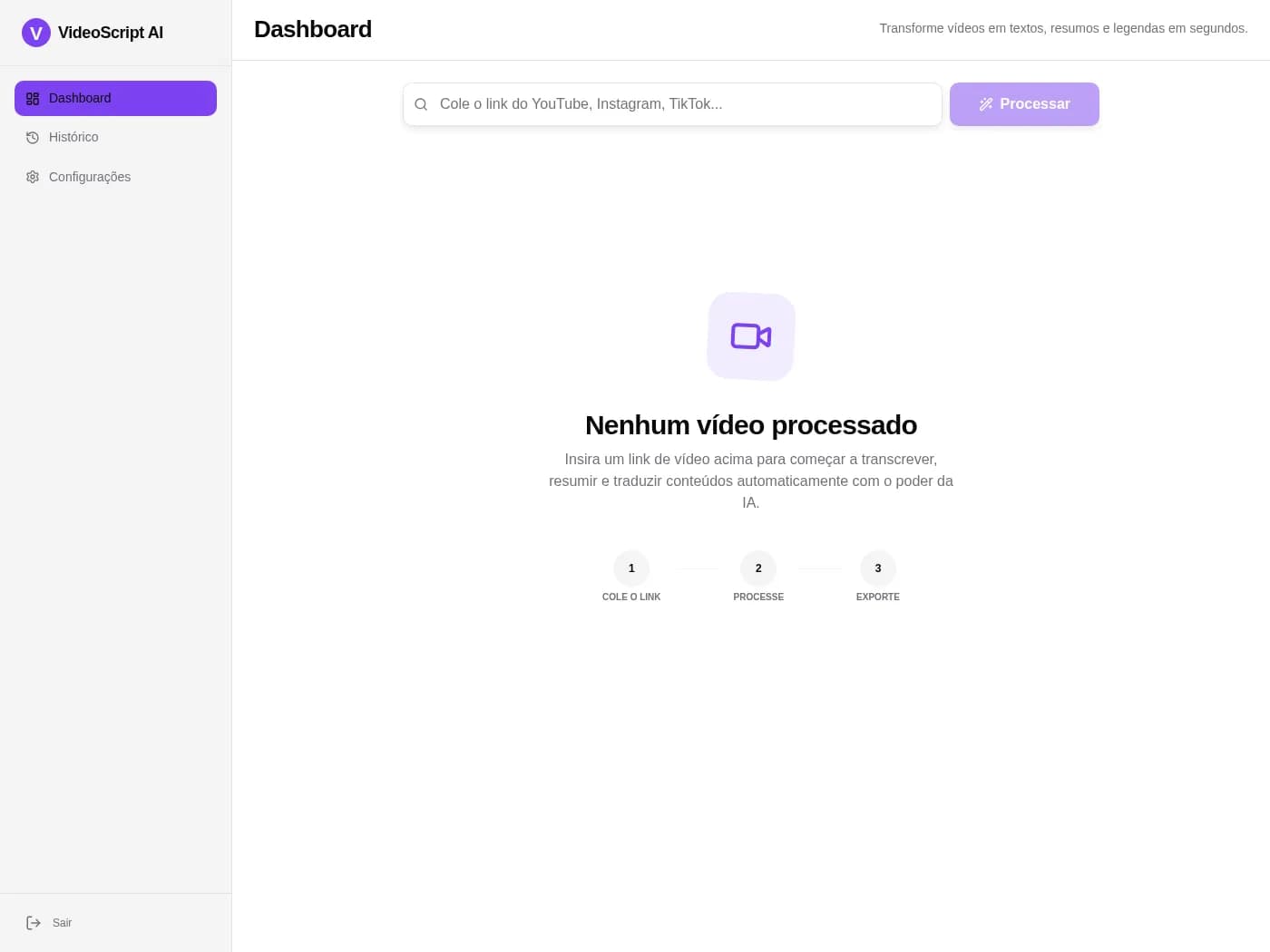 VideoScript AI Web App