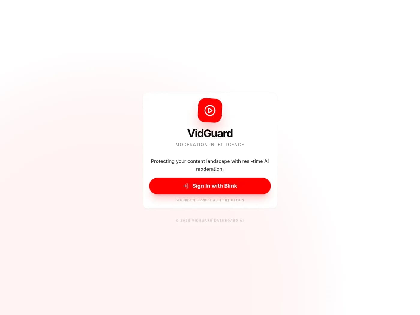 VidGuard Dashboard