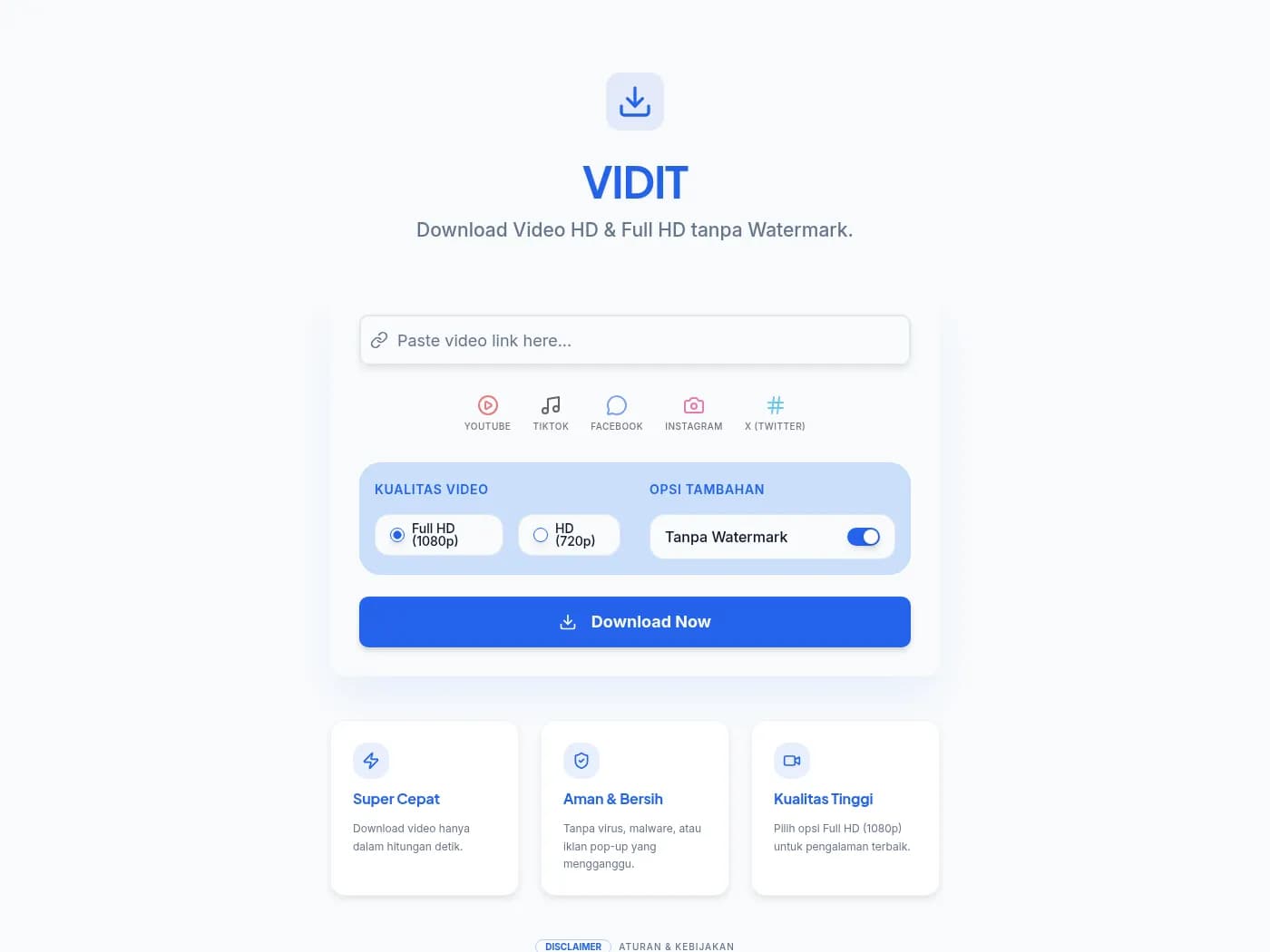 VIDIT Video Downloader