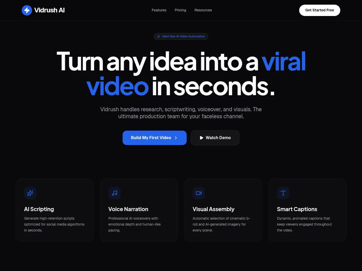Vidrush AI Clone
