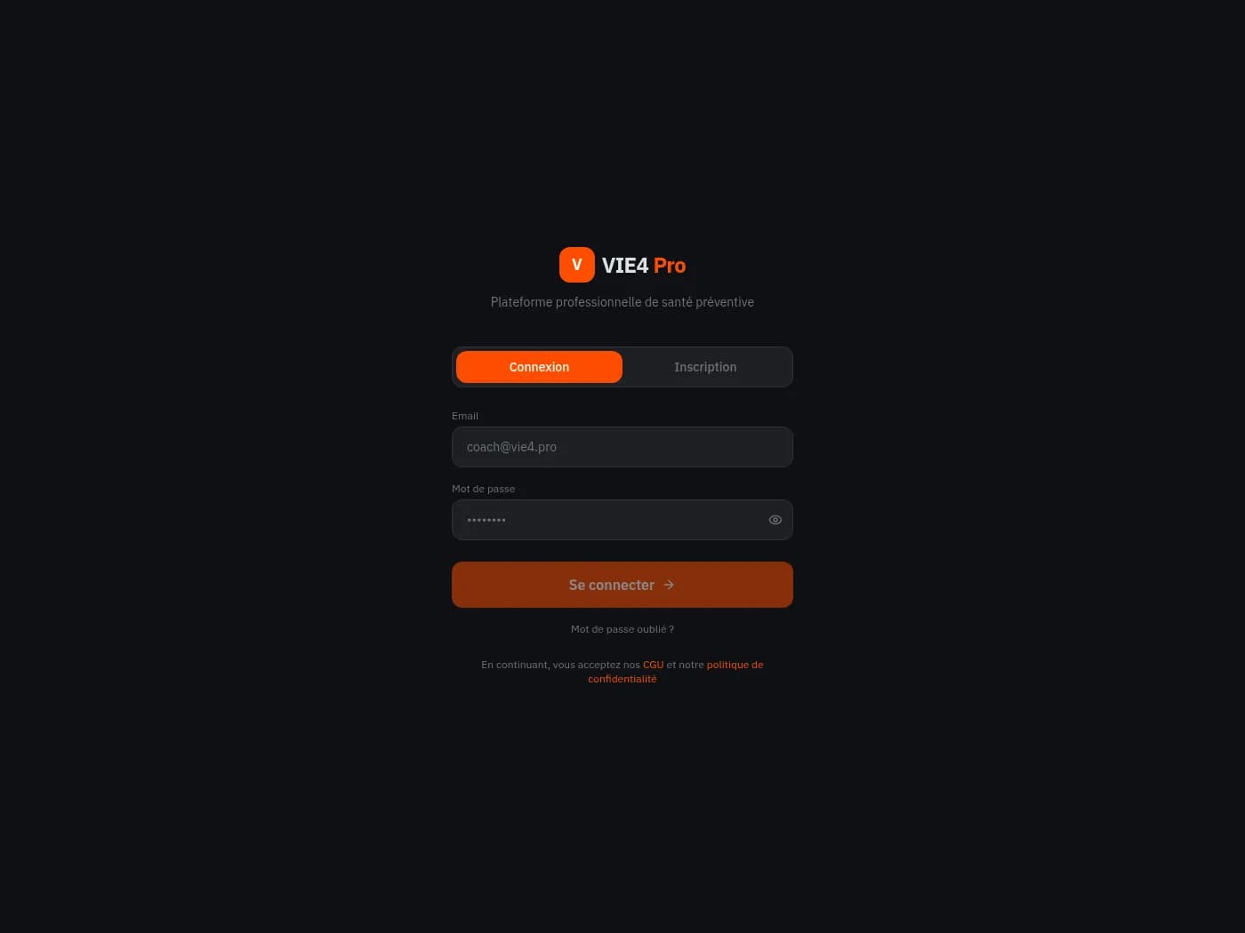 VIE4 Pro Health Dashboard