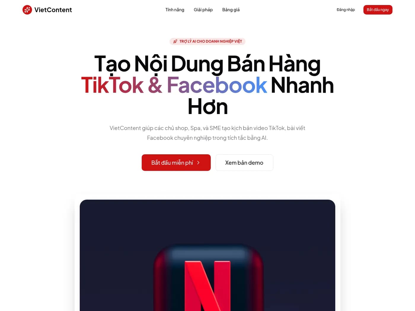 VietContent AI Assistant