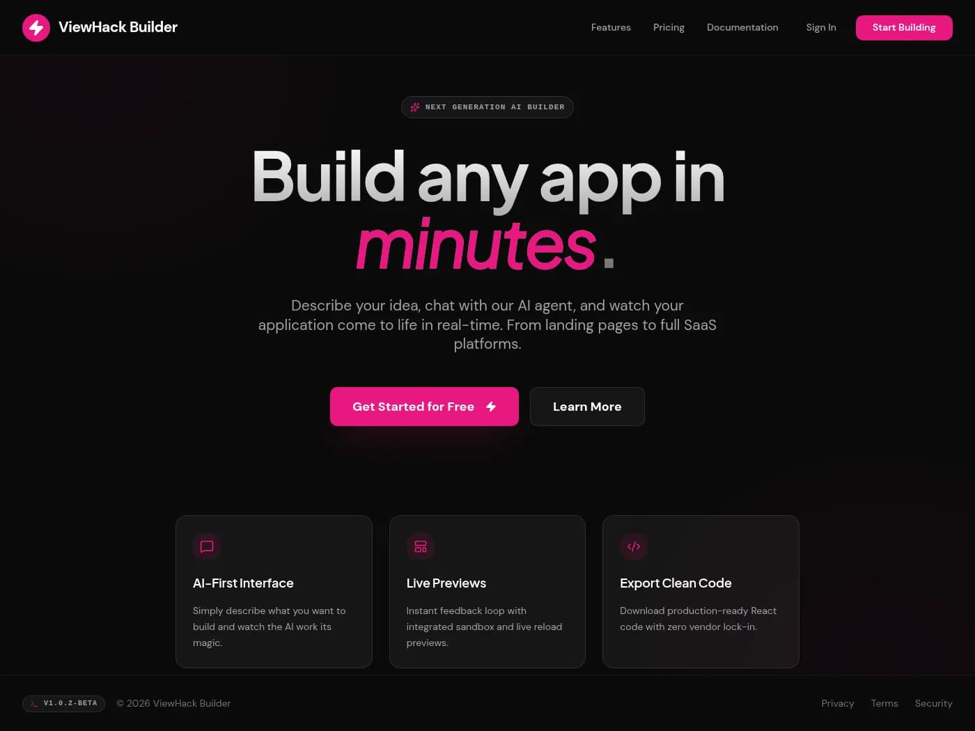 ViewHack App Builder