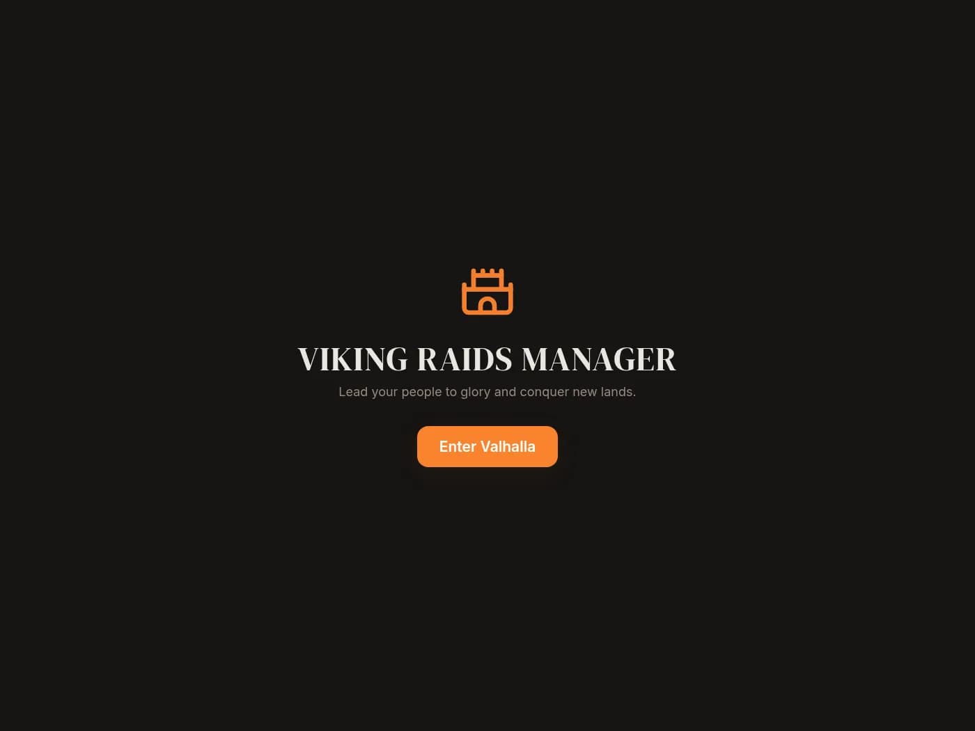 Viking Raids Manager
