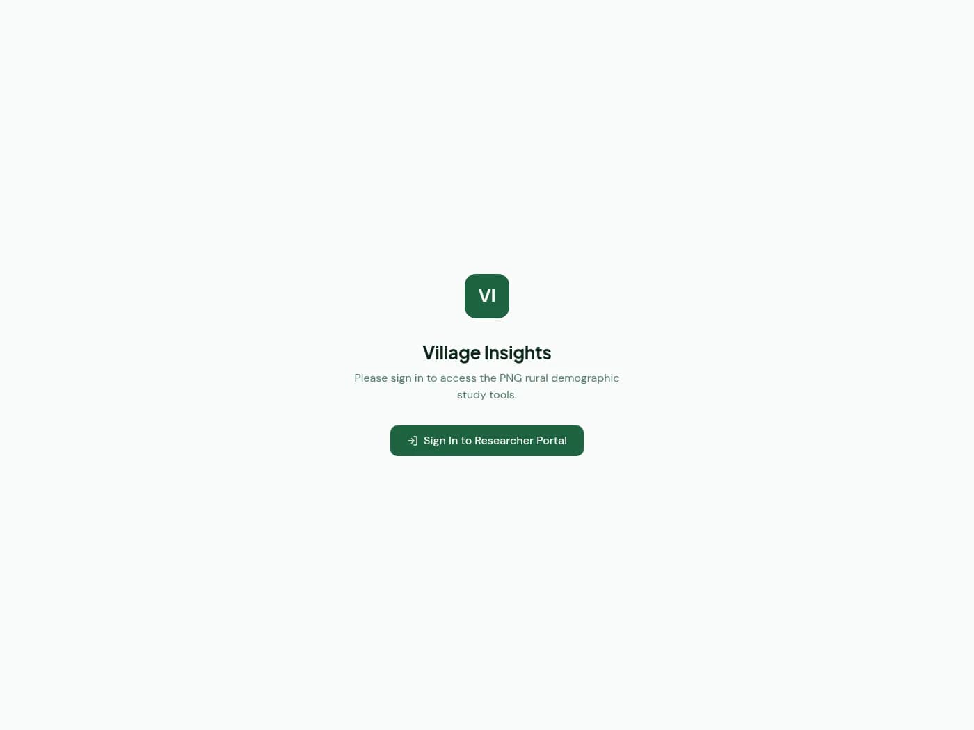 Village Insights App