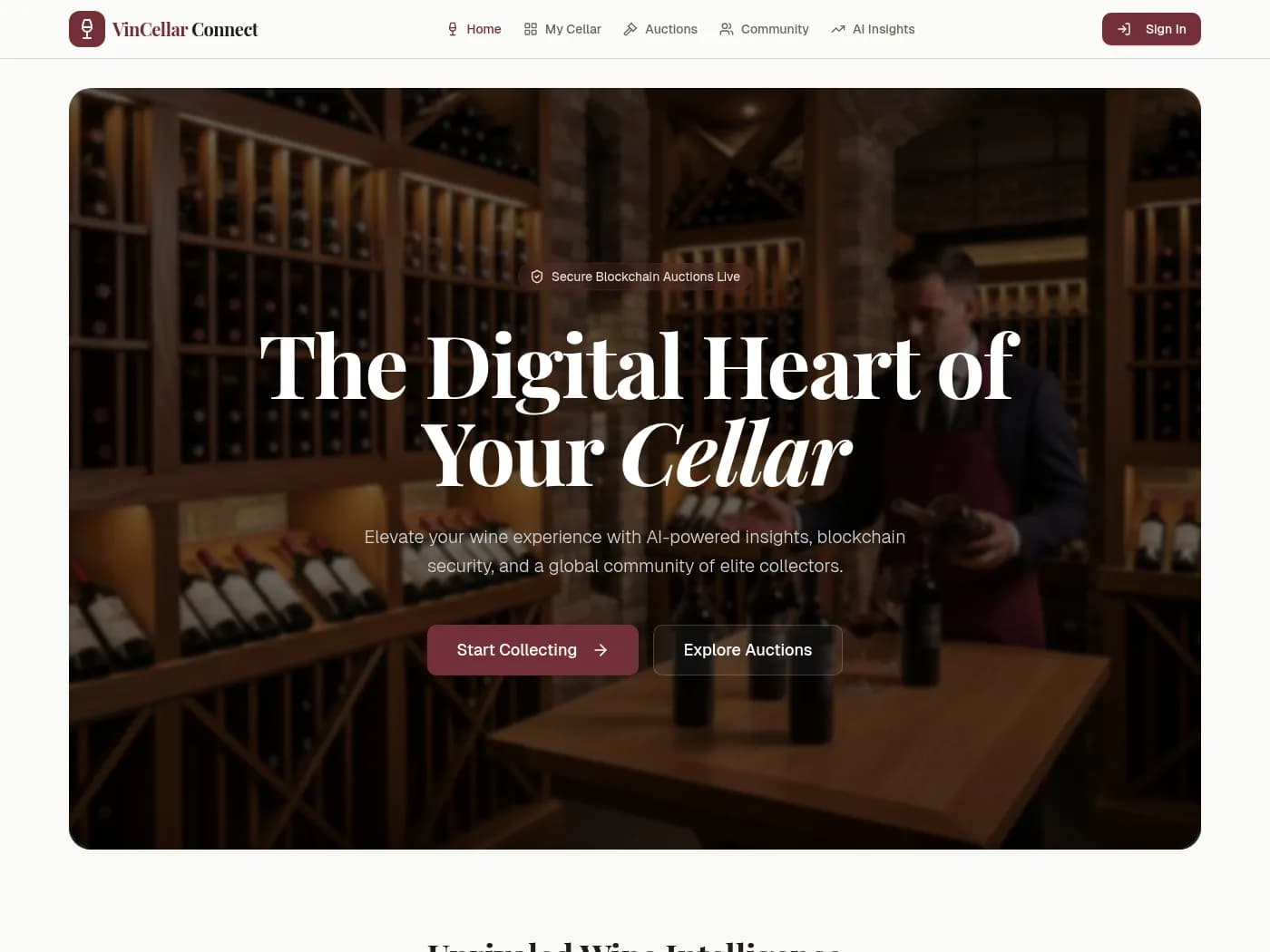 VinCellar Connect